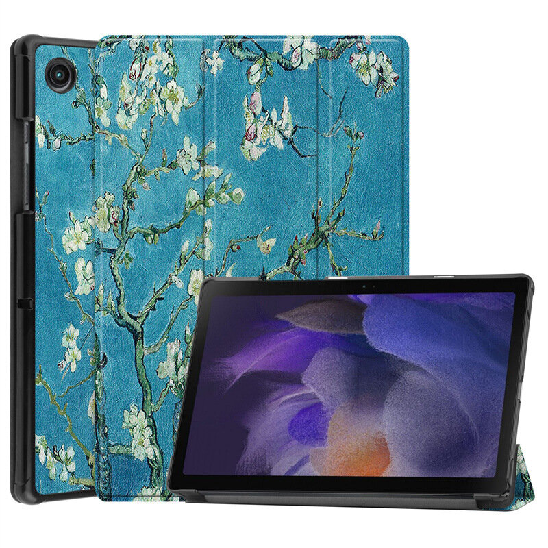 Чехол-обложка футляр MyPads для Samsung Galaxy Tab A8 10.5 2021 (X200N/X205/SM-X200) тонкий с магнитной застежкой с рисунком тематика Сакура