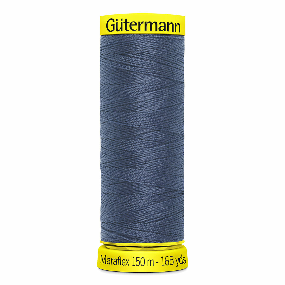Нитки для трикотажа Gutermann Maraflex 120, 150 м, 100% ПБТ, 5 шт (112 серо-синий джинс)