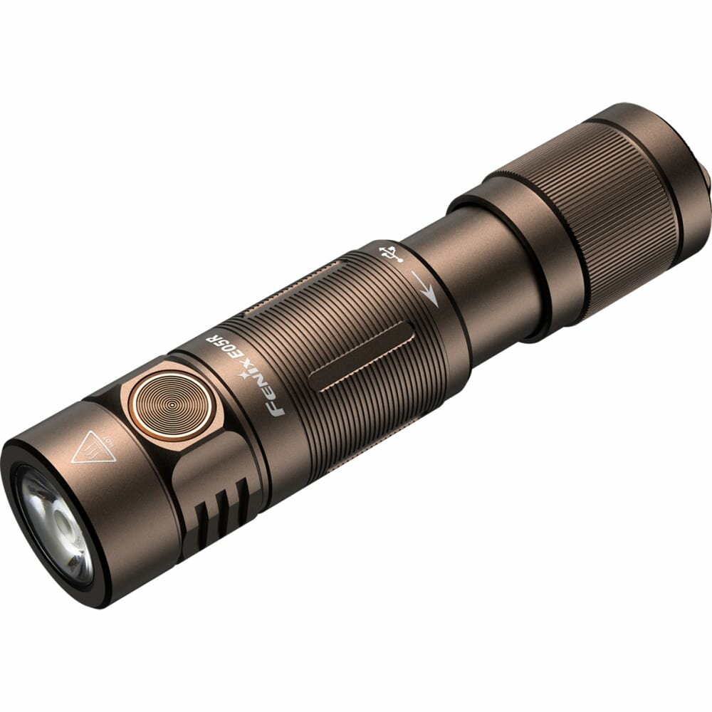 Фонарь Fenix E05R e05rbr, аккумуляторный, IP68, холодный белый свет