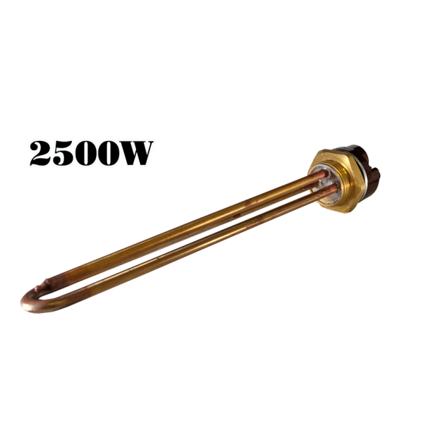 ТЭН из латуни для водонагревателей и в комплекте с терморегулятором 2.5 кВт