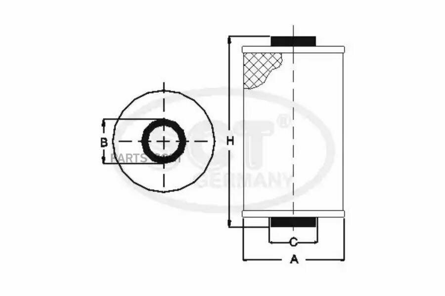 Масляный Фильтр Citroen/ Ford/ Mazda/ Peugeot/ Suzuki/ Volvo 1.6di SCT арт. SH4793P