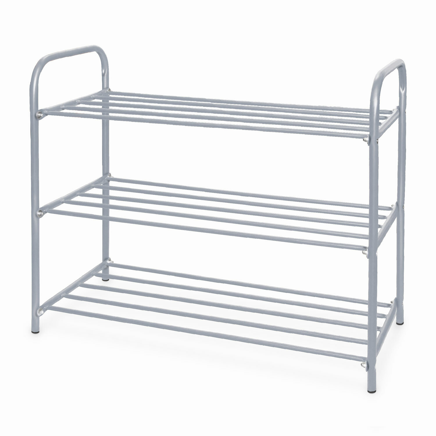 Этажерка 3-х ярусная ЭТК3 Nika 590*330*800мм матовый серый