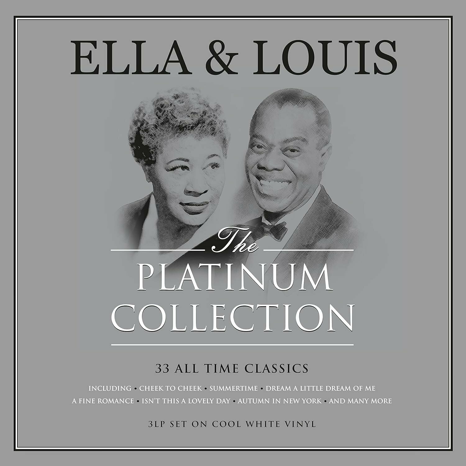 Виниловая пластинка Ella Fitzgerald & Louis Armstrong. The Platinum Collection. White (3 LP)