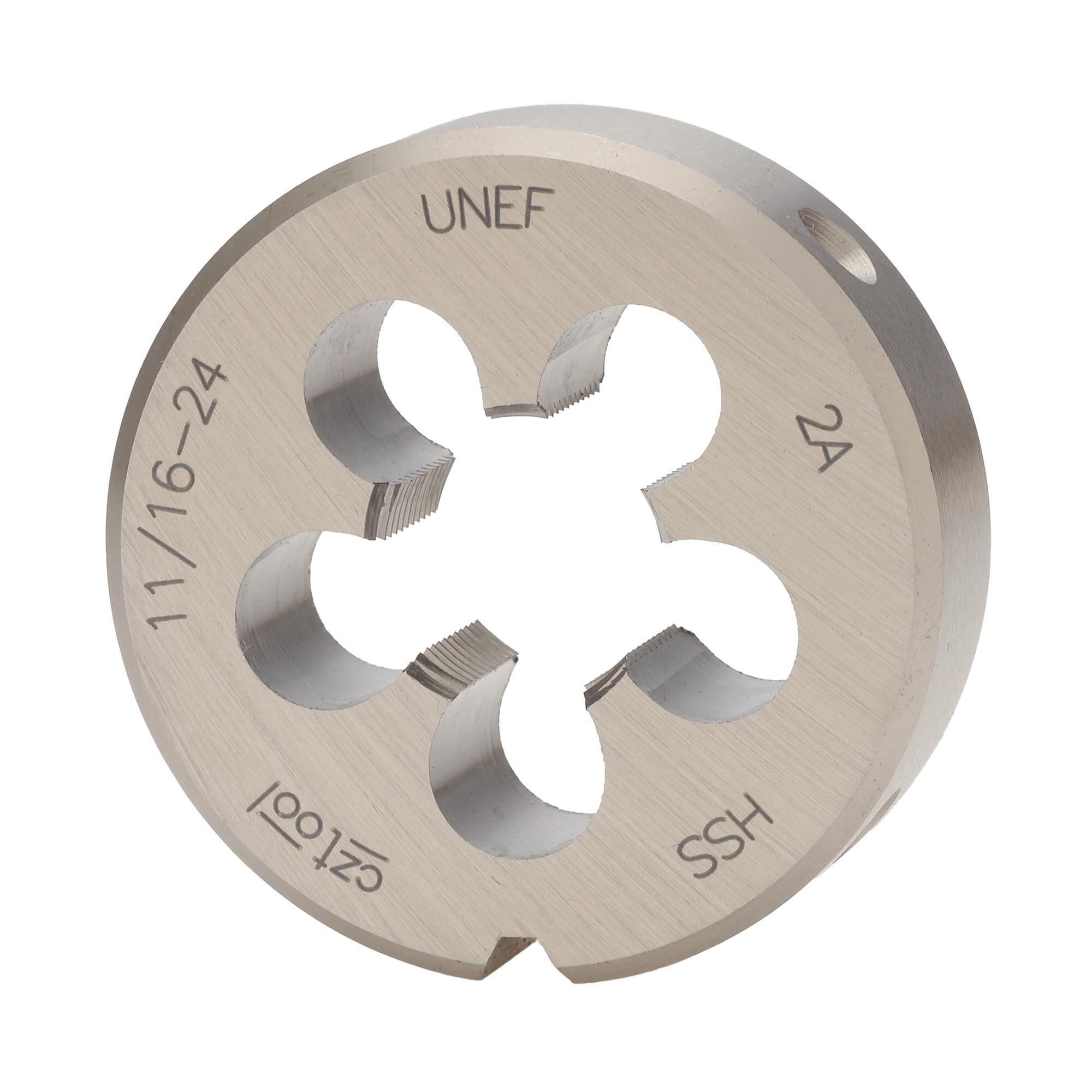 Плашка дюймовая Bucovice Tools UNEF 11/16"-24 HSS DIN EN 22568 2A 45x14мм 248111