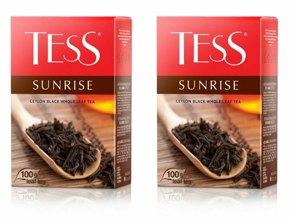 Tess Чай черный, Sunrise, 100 г, 2 уп