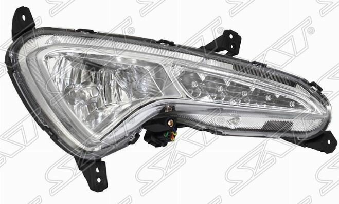 Противотуманная фара SAT ST2212051R, для Hyundai Solaris 2014-2017, диодная
