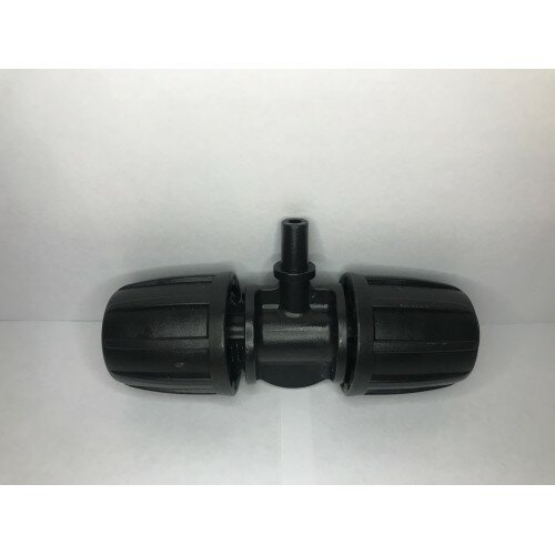 Тройник с зажимной гайкой 16мм х 6мм разъем х16мм (10шт)