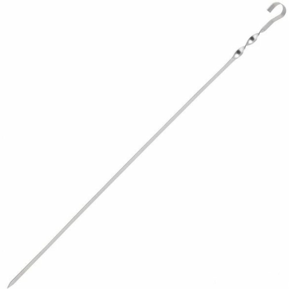 Шампур Ecos 450х10х1.5 мм, плоский, с витком, 1 шт. 182521