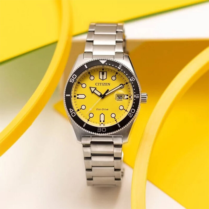 Наручные часы CITIZEN Eco-Drive, желтый — фото 1