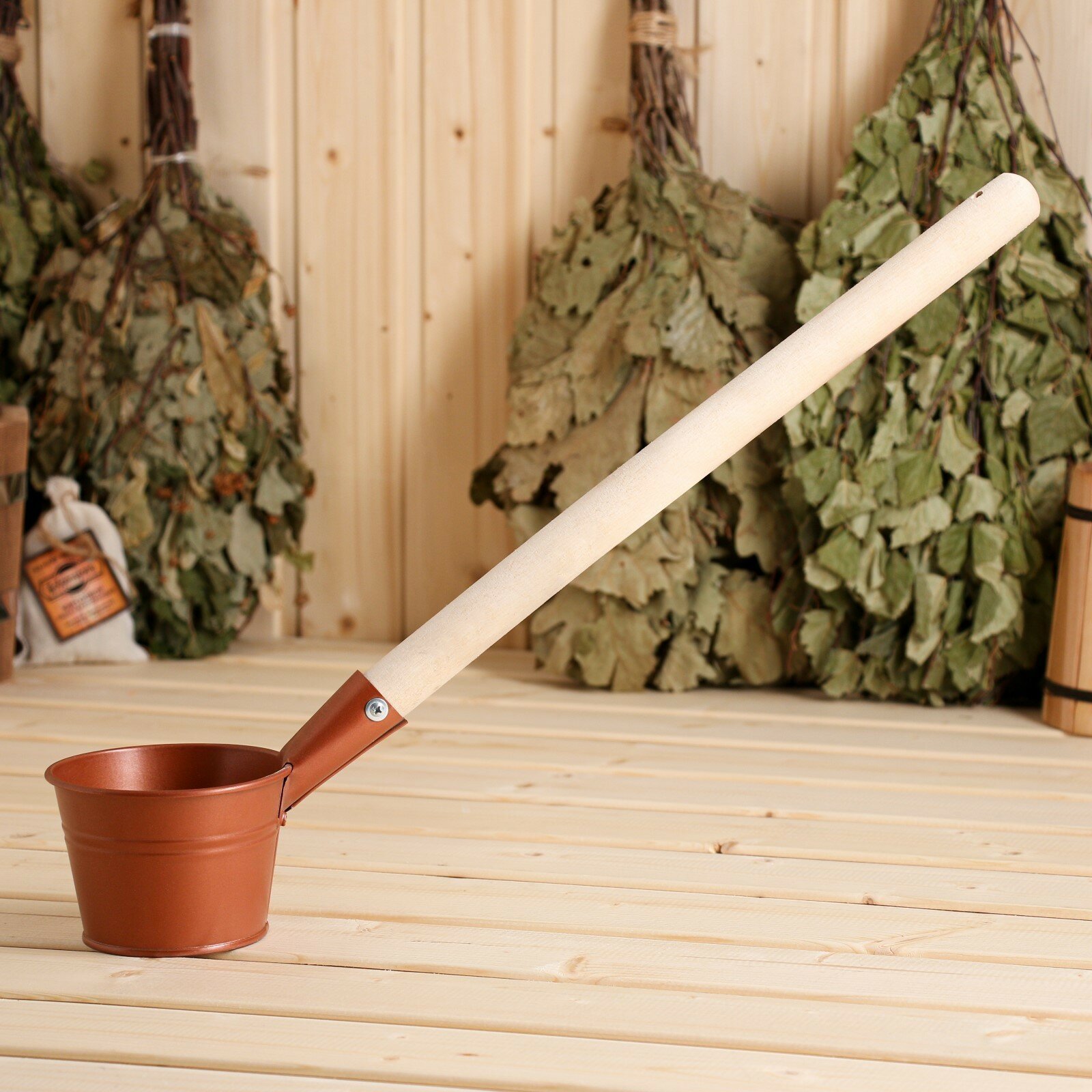 Ковш для бани, 0,5 л, бронза, 9262872