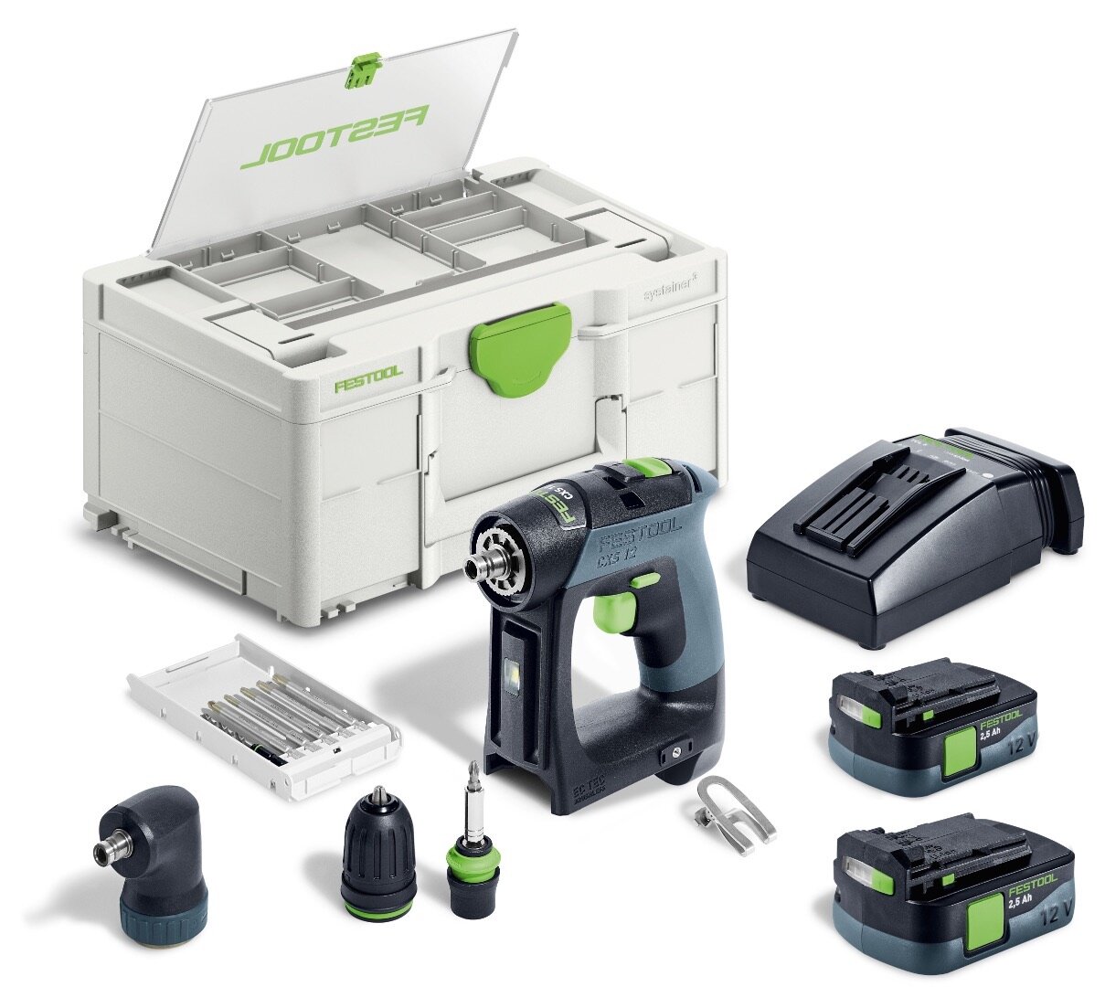 Аккумуляторная дрель-шуруповерт Festool CXS 12 2,5-Set