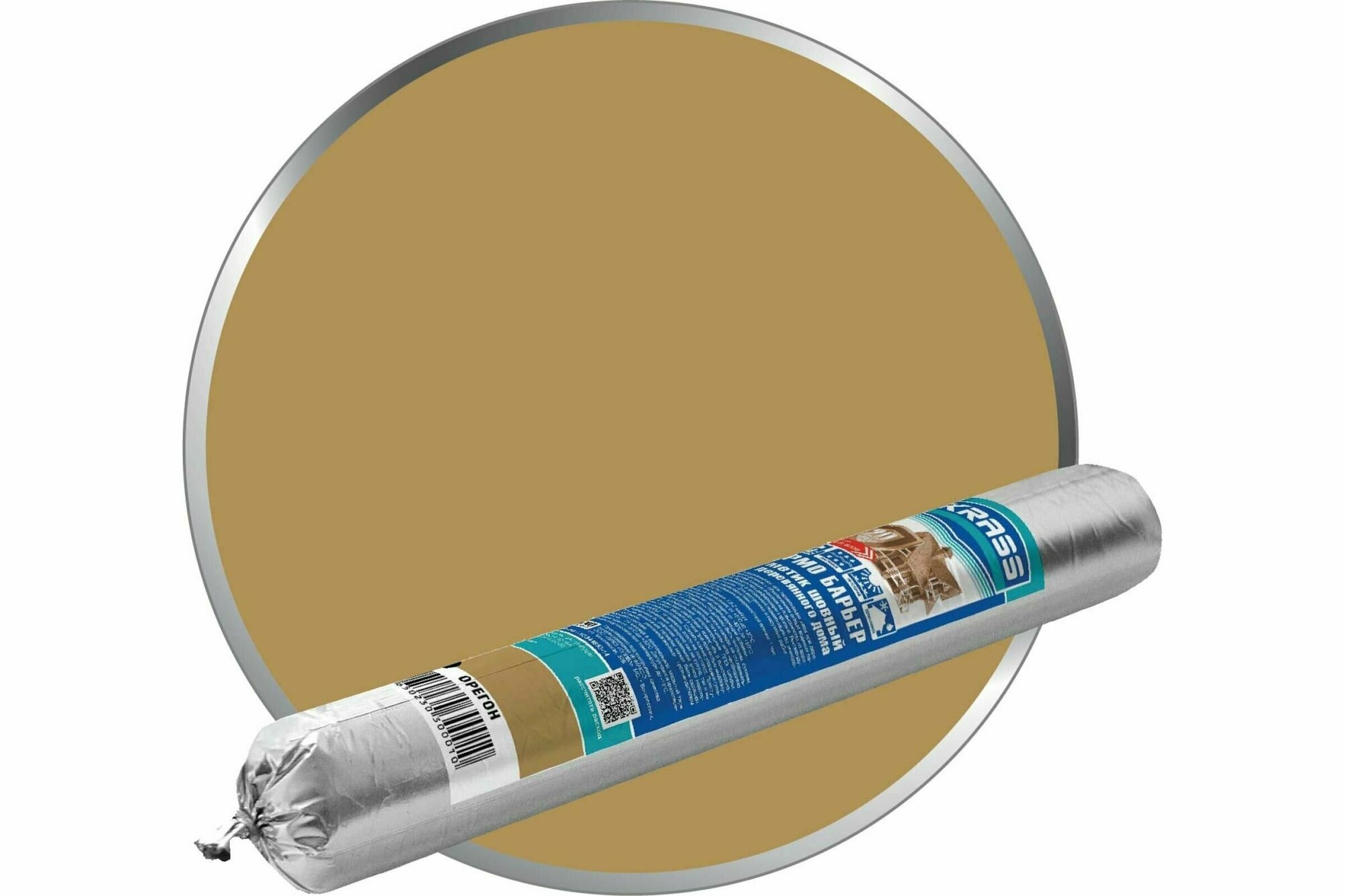 Герметик акриловый KRASS Термо Барьер для деревянного дома 600мл Орегон