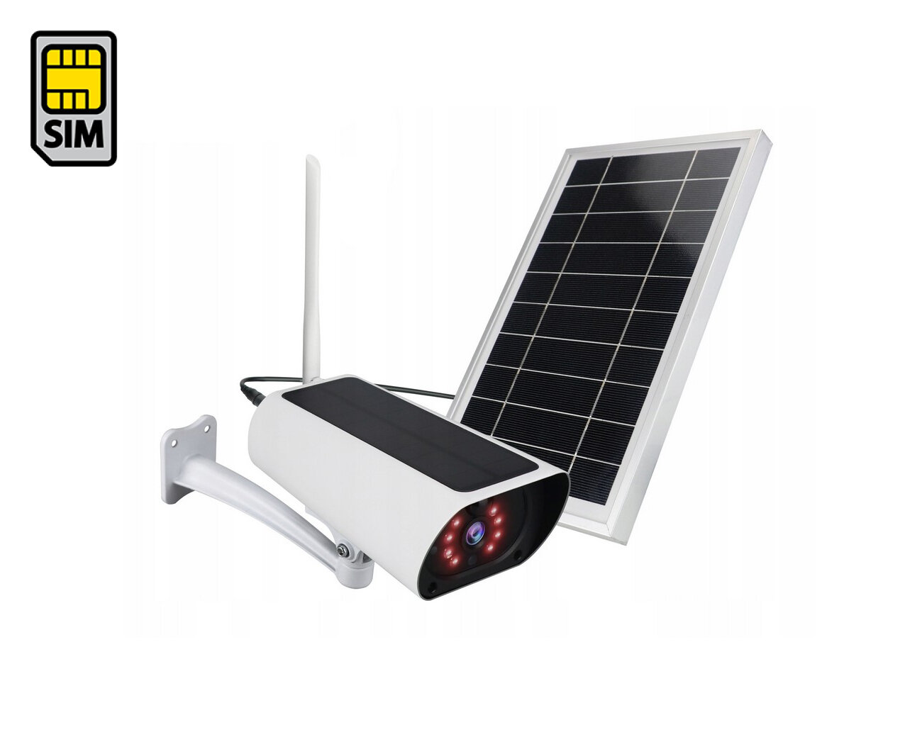 4G/GSM камера с солнечной батареей - Solar Link AP-CК-9-4GS (White) (N7183EU) (запись в облако, двусторонняя связь, аккумулятор, связь по 4G/LTE)