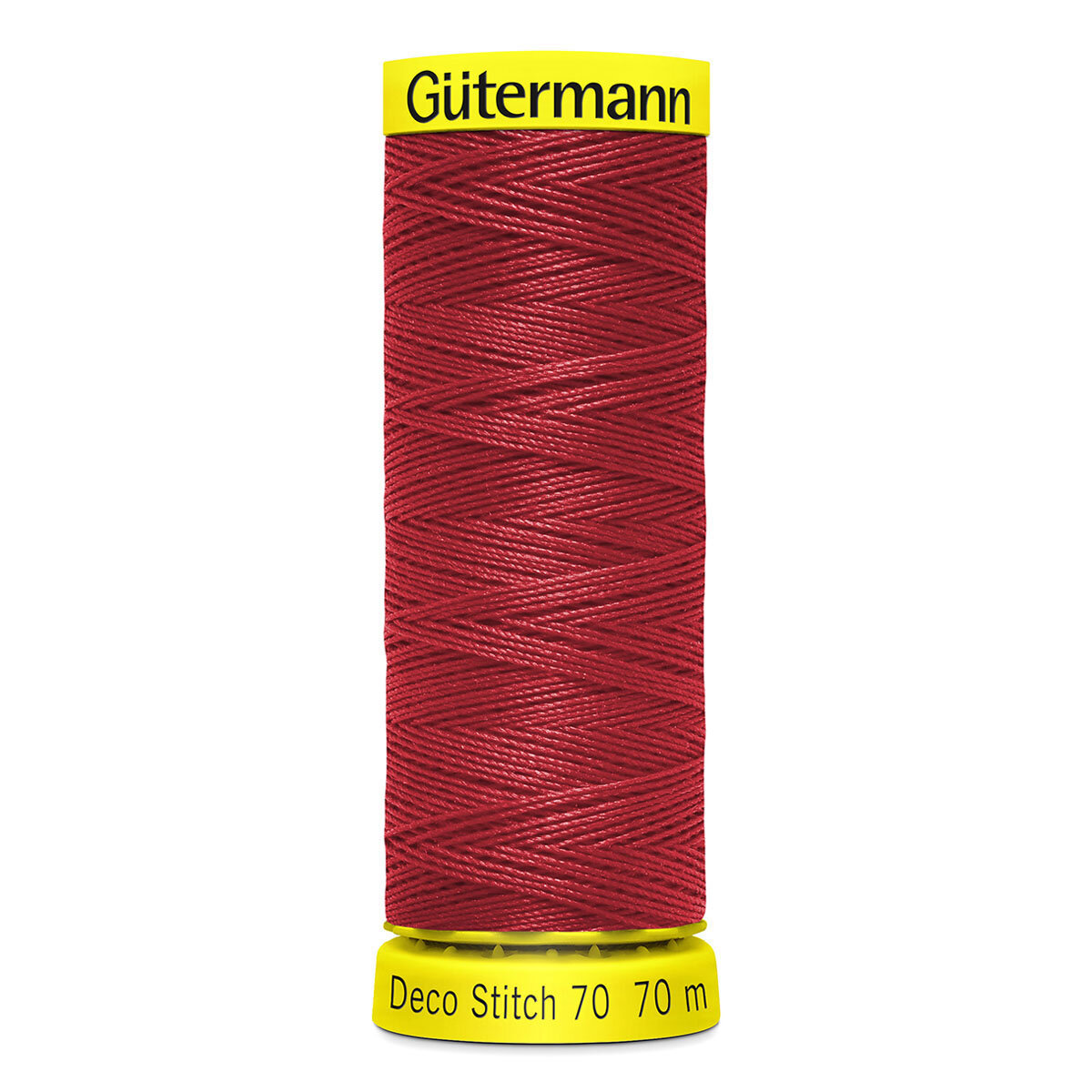 Нитки швейные Deco Stitch 70, 70 м*5 шт, для декоративных швов, Gutermann (046 бургундский)