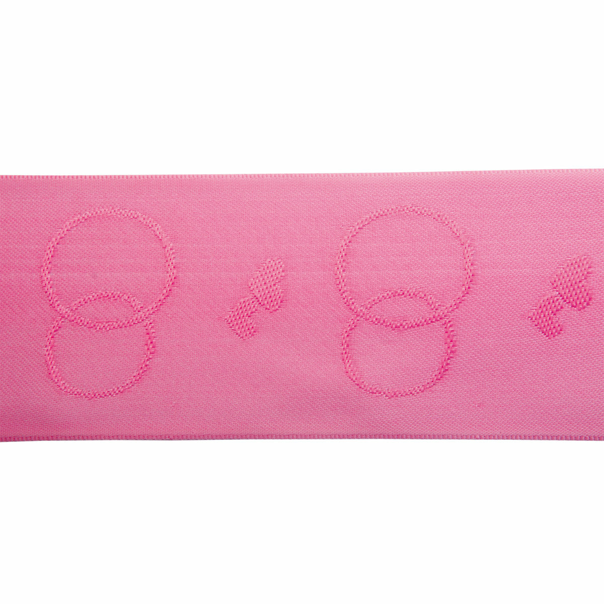 Лента атласная декоративная, Красная лента, С2785, 6см*20м (ярко-розовый)