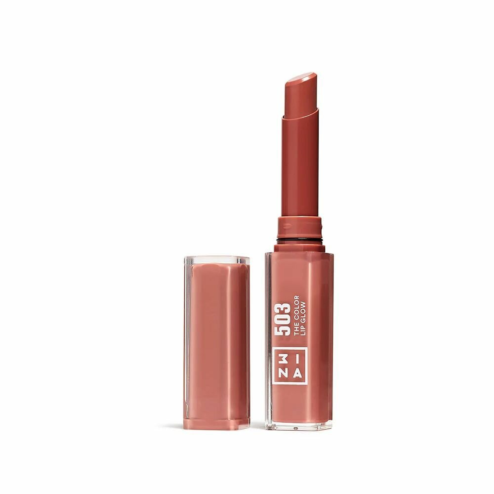 Увлажняющая Губная Помада 3INA (Мина, Зина) The Color Lip Glow - оттенок 503 (Нюдовый Розовый)