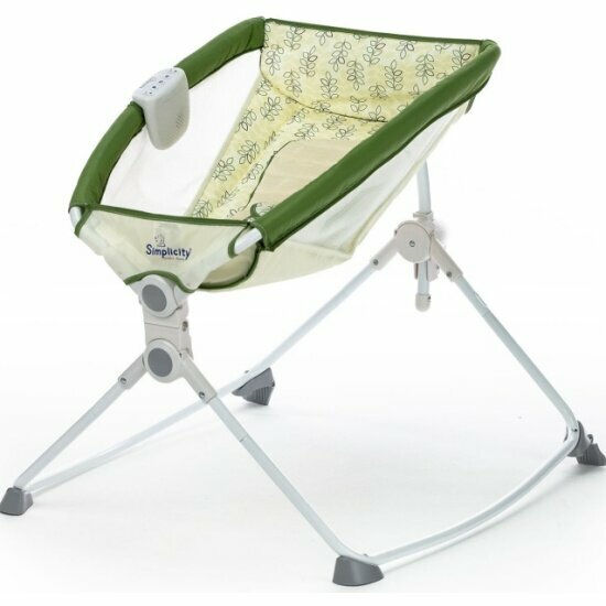Колыбель Simplicity с электронной системой укачивания 27405 B Olivet