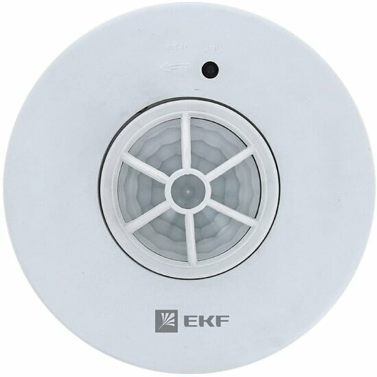 Датчик движения Ekf MS-28A (ДД) потолоч. 1200Вт 360град. до 6м IP20, dd-ms-28A