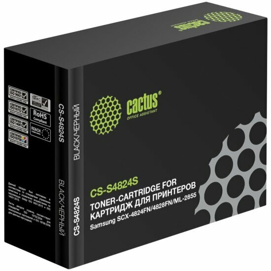 Тонер-картридж Cactus CS-S4824S MLT-D209L черный (5000стр.) для Samsung SCX-4824FN/4828FN/M