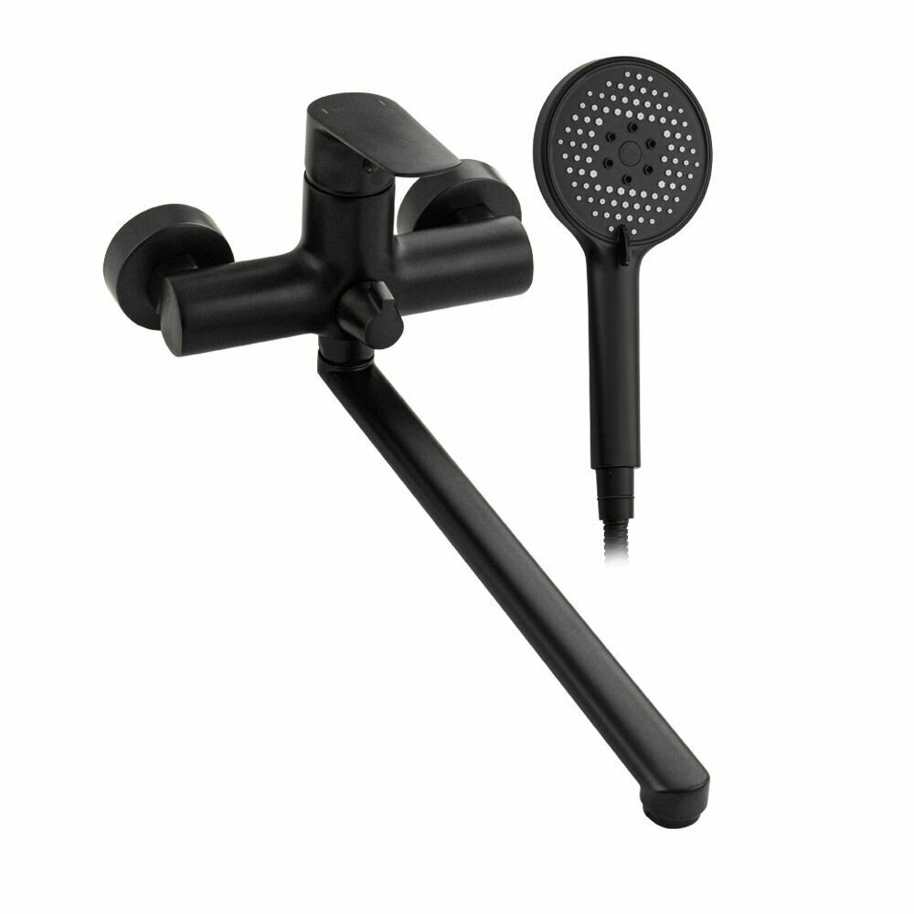 MAGNUS - Смеситель в ванную длинный излив