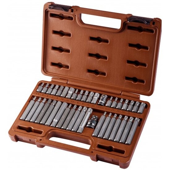 Набор вставок-бит Ombra 953240 и переходников 3/8", 1/2"DR, 40 предметов