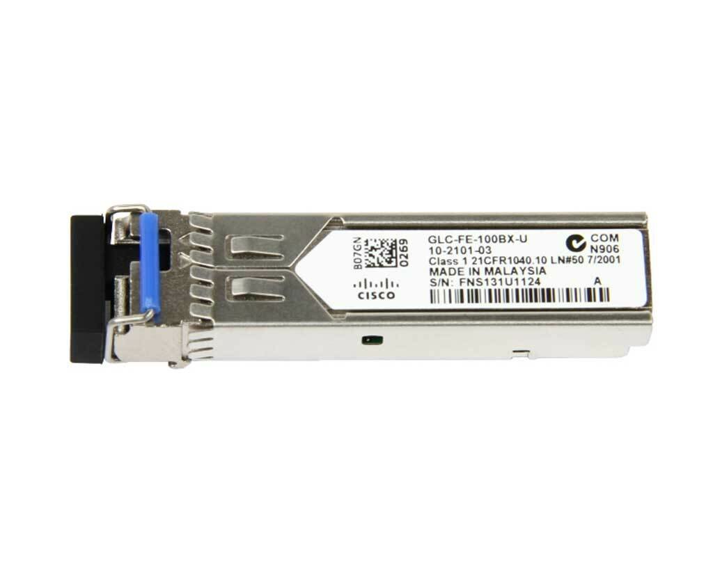 Трансивер Cisco GLC-FE-100BX-U 100BASE-BX10-U SFP 100MB 1310/1550nm 10km SMF