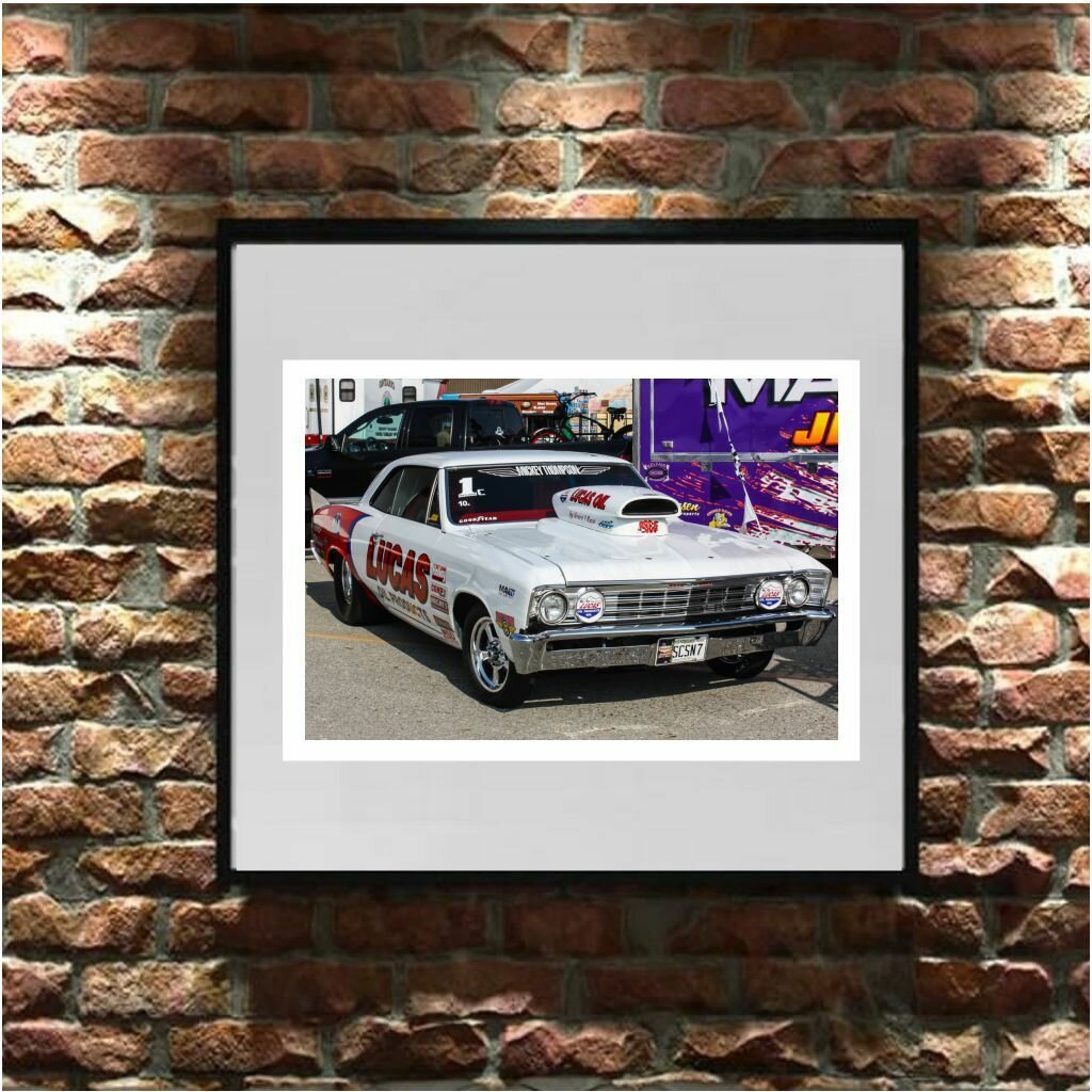 Постер "chevy chevelle retro" от Cool Eshe из коллекции "Автомобили", плакат А4