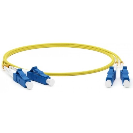 Патч-корд оптический Lanmaster , LSZH, дуплексный, LC/UPC-LC/UPC, SM, 1.0 м (LAN-2LC-2LC/SU-1.0)