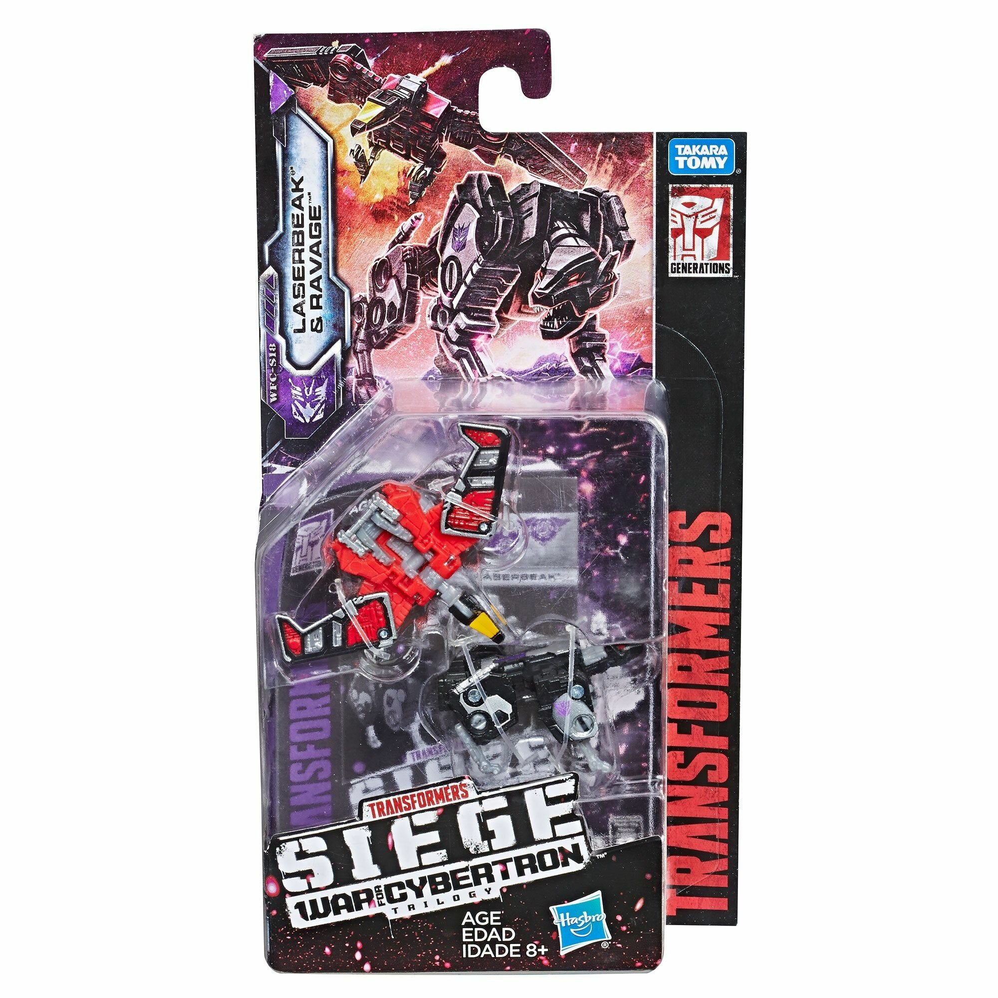 Hasbro Transformers - Набор "Микромастерс", 2 фигур. №1 Laserbeak & Ravage