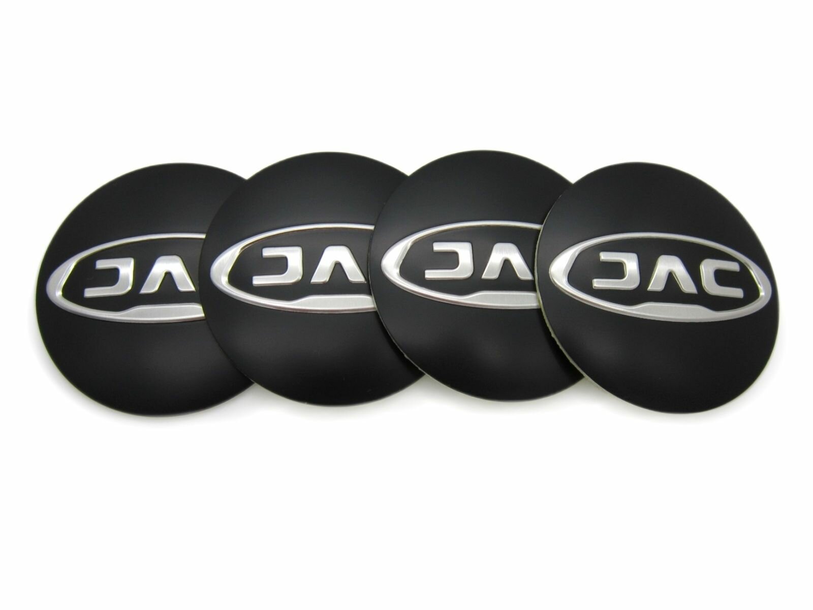 Наклейки на колесные диски JAC black D-65 mm