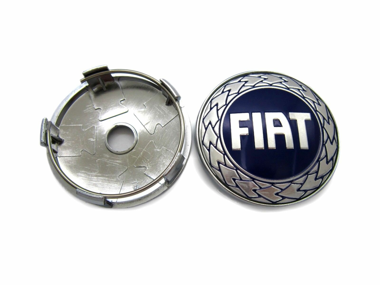 Колпачок, заглушка на литой диск Fiat blue 60/56 мм, 1 шт.