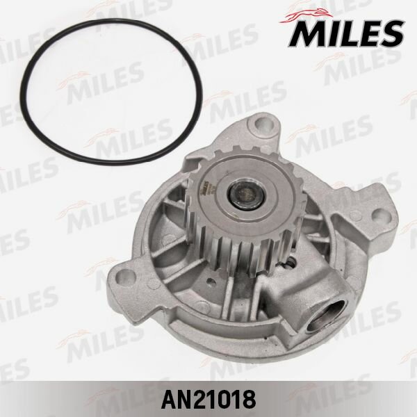 MILES Насос водяной AUDI 100/ A6/ VW T4/ LT 2.4D/ 2.5TDI 03/ VOLVO 2.4/ 2.5 TD 00 (DOLZ A280) AN21018