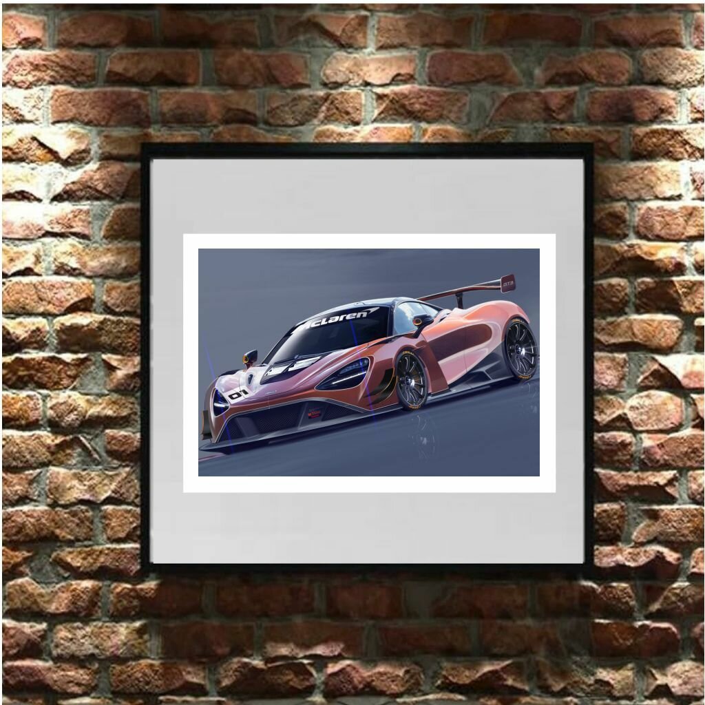 Постер "Mclaren 720s gt3 concept" Cool Eshe из коллекции "Автомобили", А4