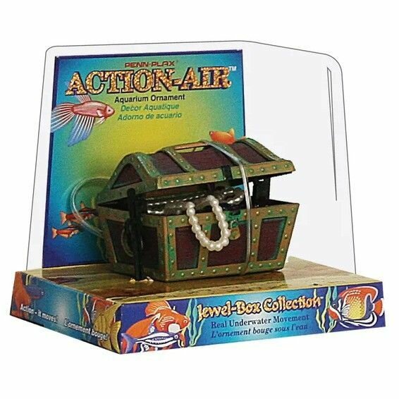 Penn-Plax Распылитель для аквариума Сундук с сокровищами, декоративный