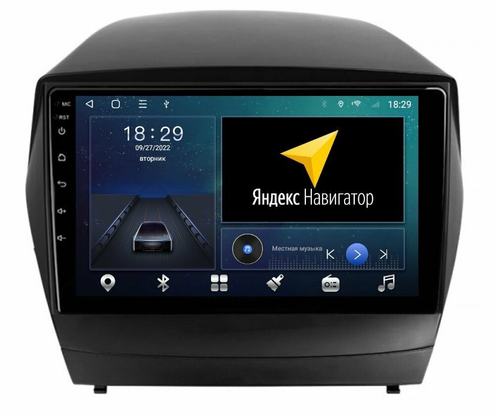 Магнитола Epic T18 Hyundai ix35, Tucson II 2011-2015 - Android 12 - Процессор 8 ядерный - CarPlay - IPS экран - DSP- 4G(Sim)