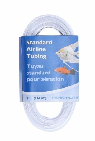 Penn-Plax Воздушная трубка для аквариума, гибкая, прозрачная, 2,44 м