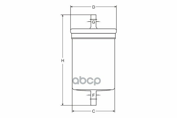 Топливный фильтр GAZ 3110/ 31105/ GAZELLE/ UAZ PATRIOT/ HUNTER/ VOLVO S40/ S60/ S80 SCT арт. st6173 - высокое качество товара