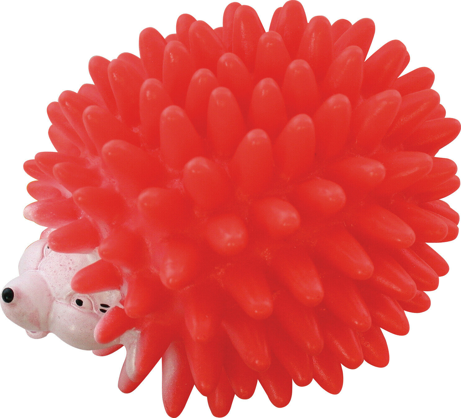 Игрушка Зооник Ёжик с пищалкой массажная для собак (11 см)