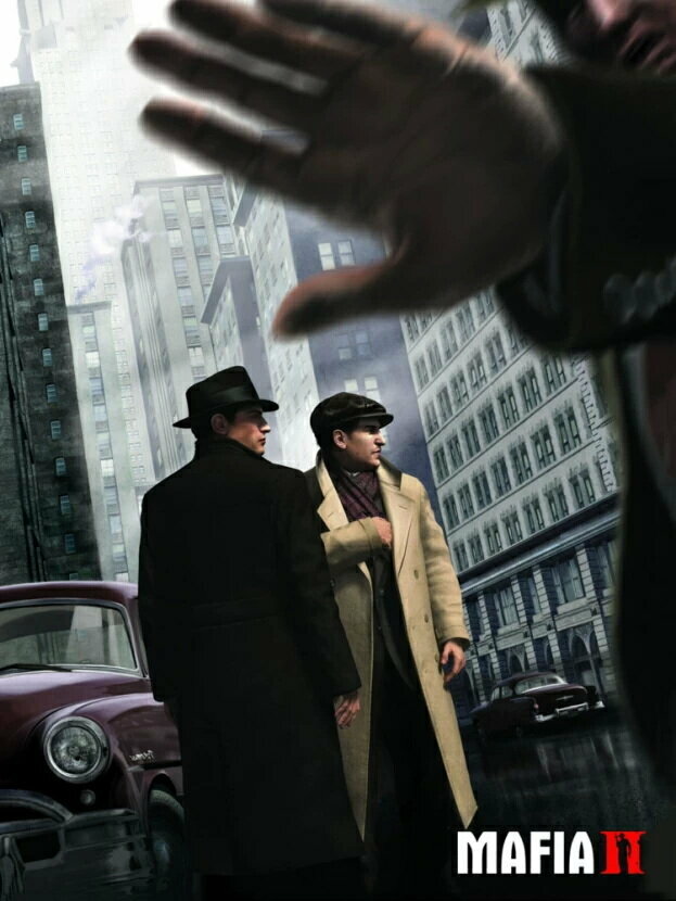 Плакат, постер Mafia 2, Мафия 2 на бумаге, размер 21х30см