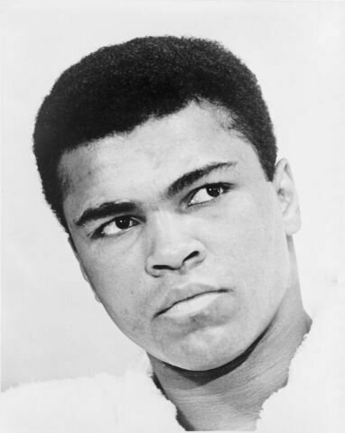 Плакат, постер Muhammad Ali-Мохаммед Али на бумаге, размер 21х30см