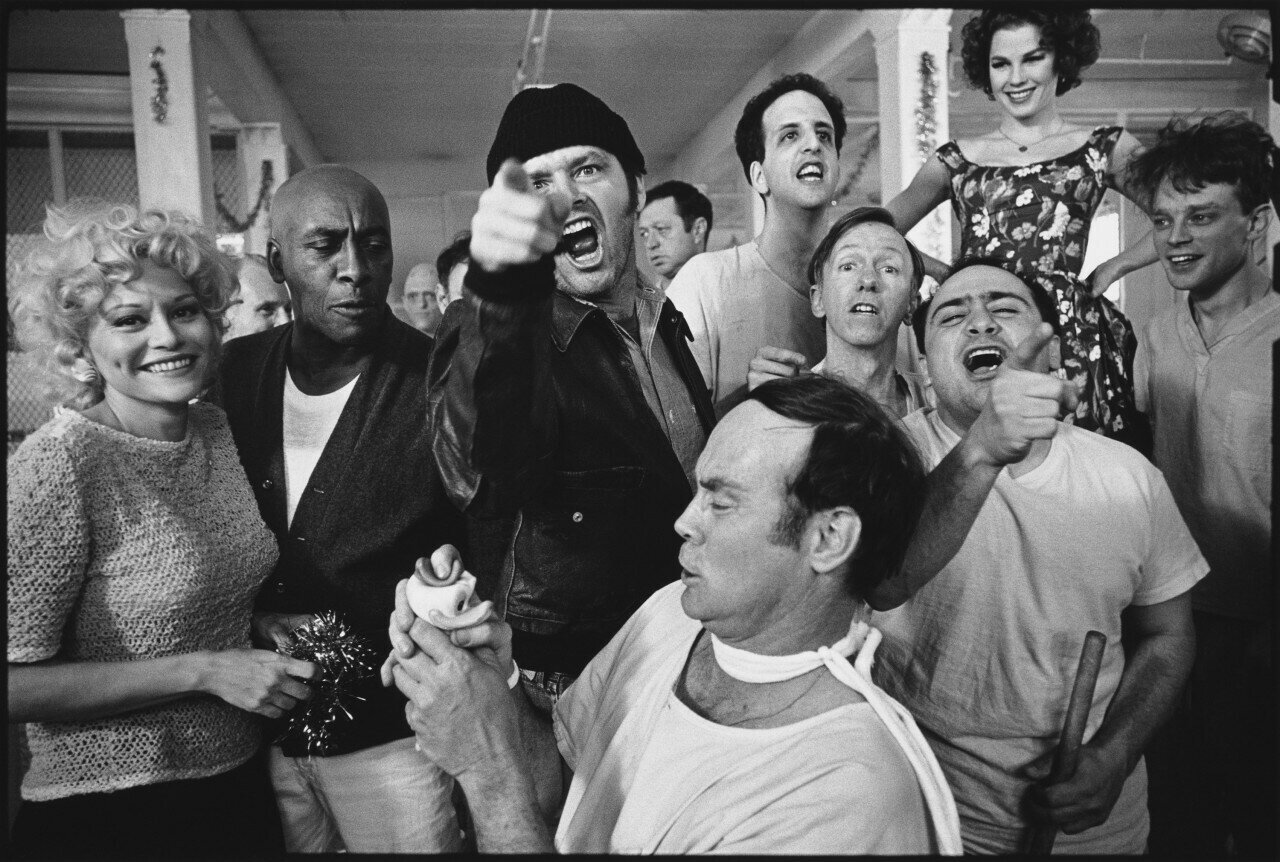 Плакат, постер Пролетая над гнездом кукушки/One Flew Over the Cuckoo's Nest на бумаге, размер 60х84см