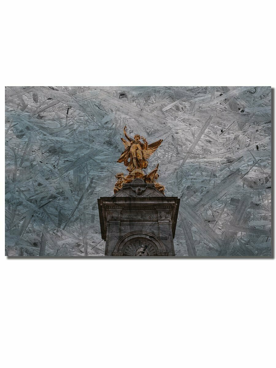 Картина интерьерная на рельефной доске, рисунок Достопримечательности - 4653 Г