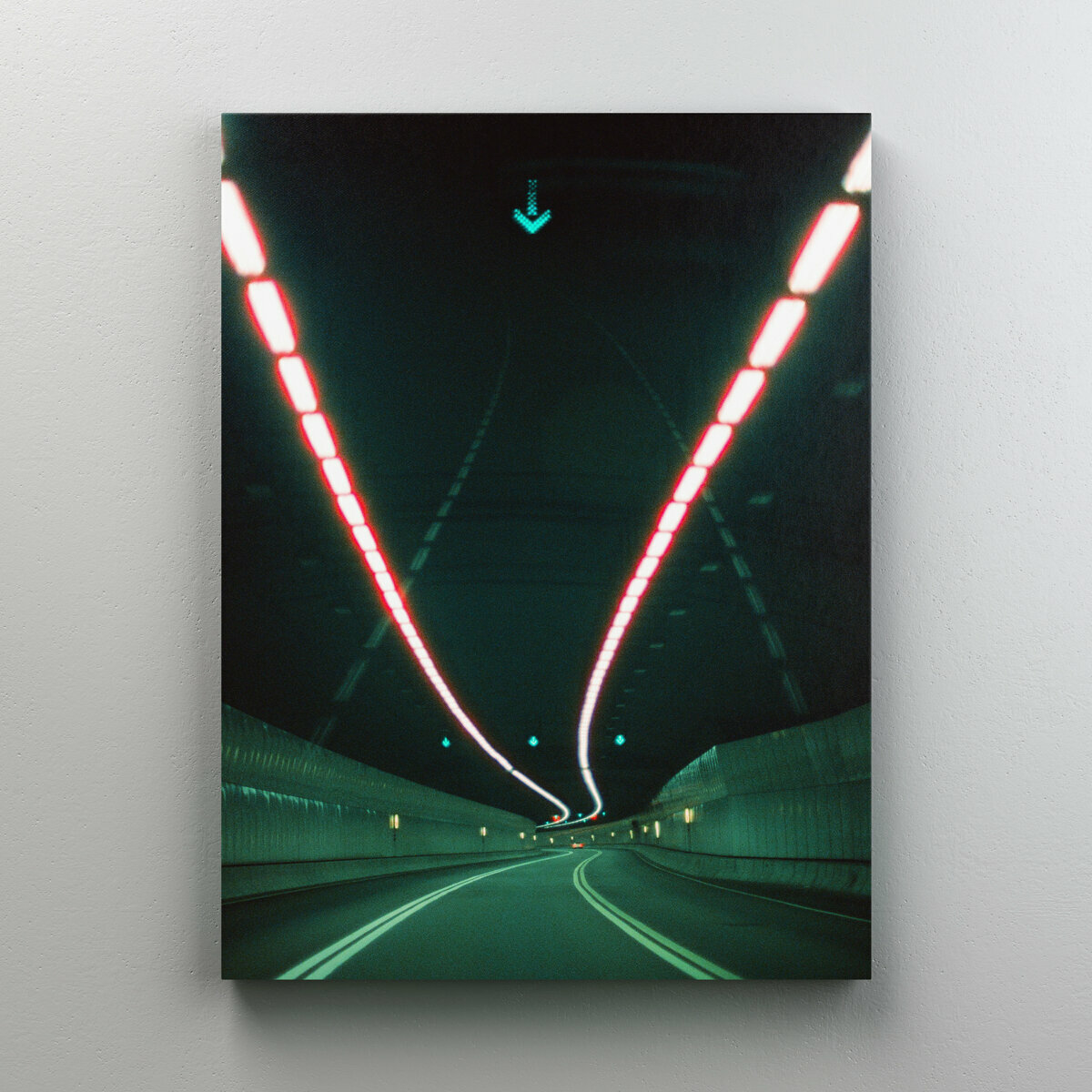 Интерьерная картина на холсте "Автострада" города, размер 45x60 см
