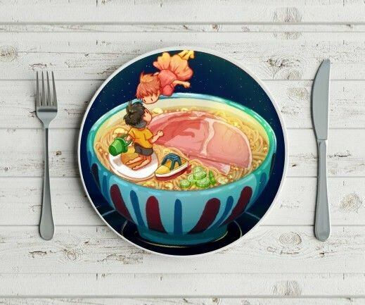 Тарелка Рыбка Поньо на Утёсе №5