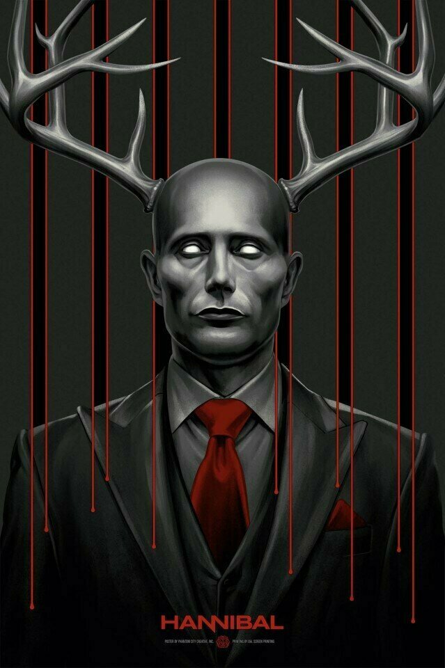 Плакат, постер Hannibal/Ганнибал на бумаге, размер 21х30см