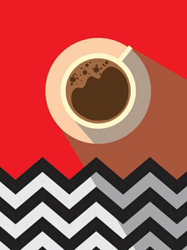Плакат, постер Twin Peaks, Твин Пикс на бумаге, размер 21х30см