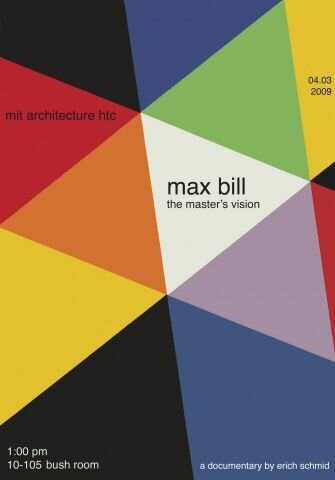 Плакат, постер Max Bill-Макс Билл на бумаге, размер 21х30см