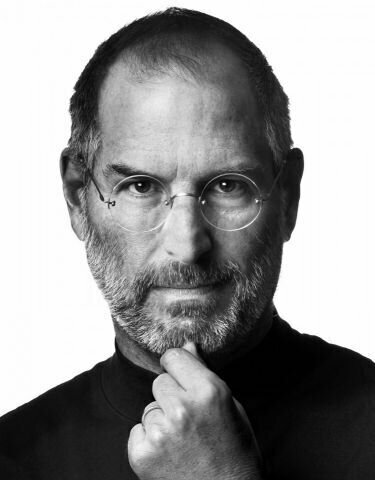 Плакат, постер Steve Jobs, Стив Джобс на холсте, размер 60х84см