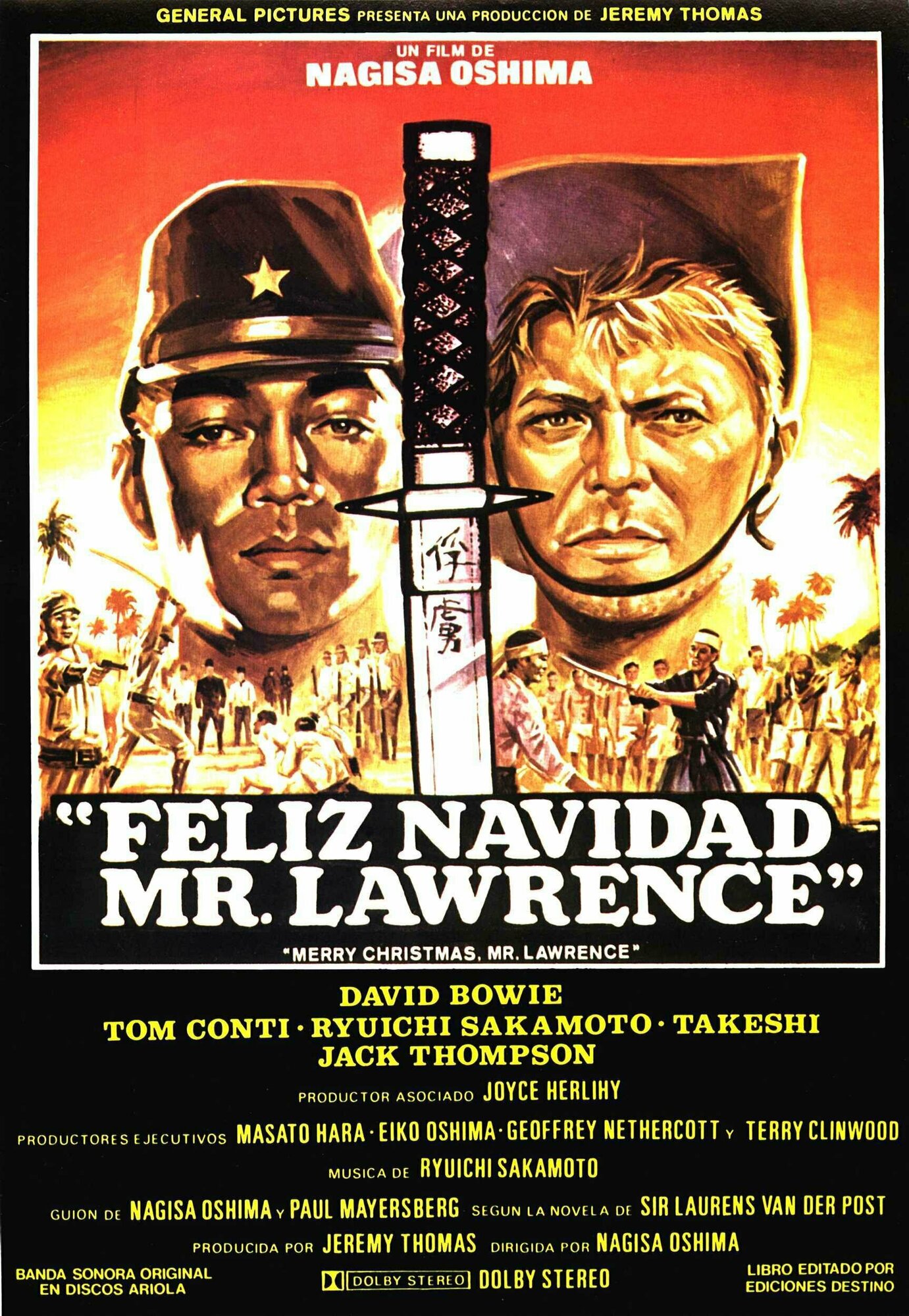 Плакат, постер Счастливого Рождества, мистер Лоуренс (Merry Christmas, Mr. Lawrence /, 1983г) на холсте, размер 21х30см