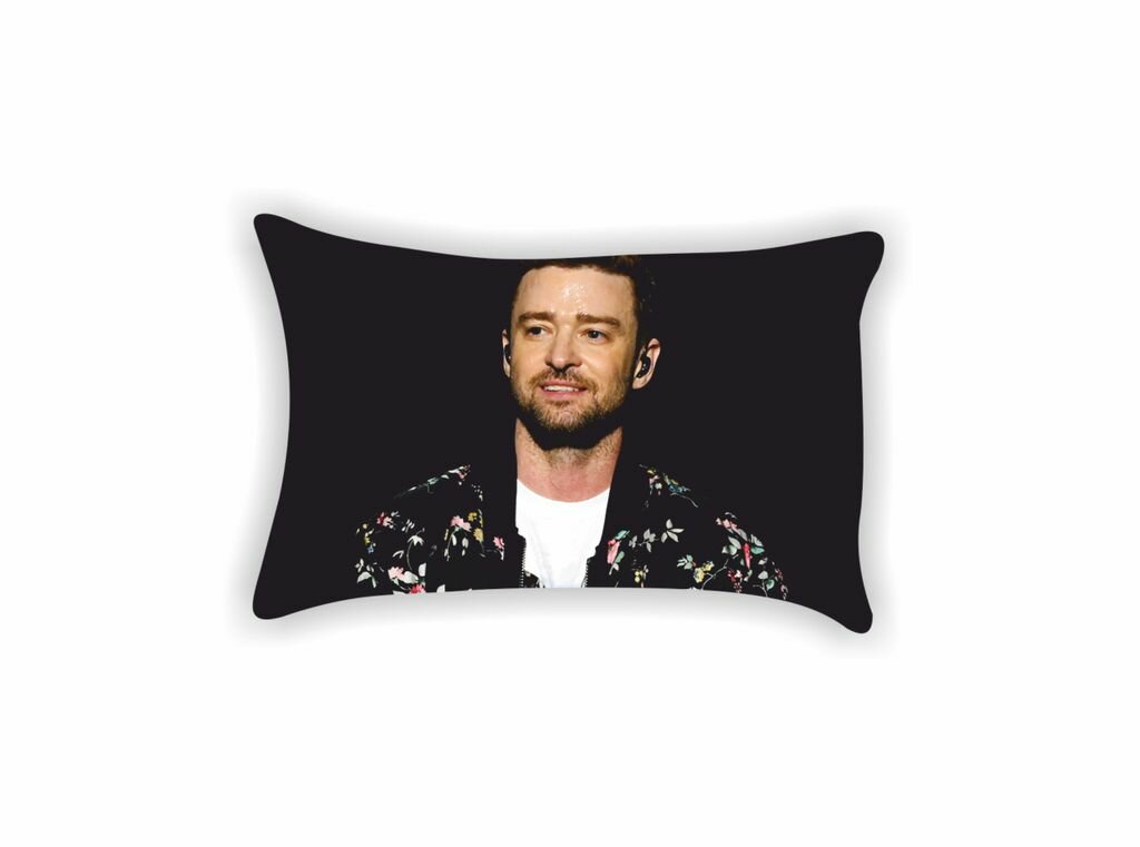 Подушка Джастин Тимберлейк, Justin Timberlake №17, Картинка с одной стороны
